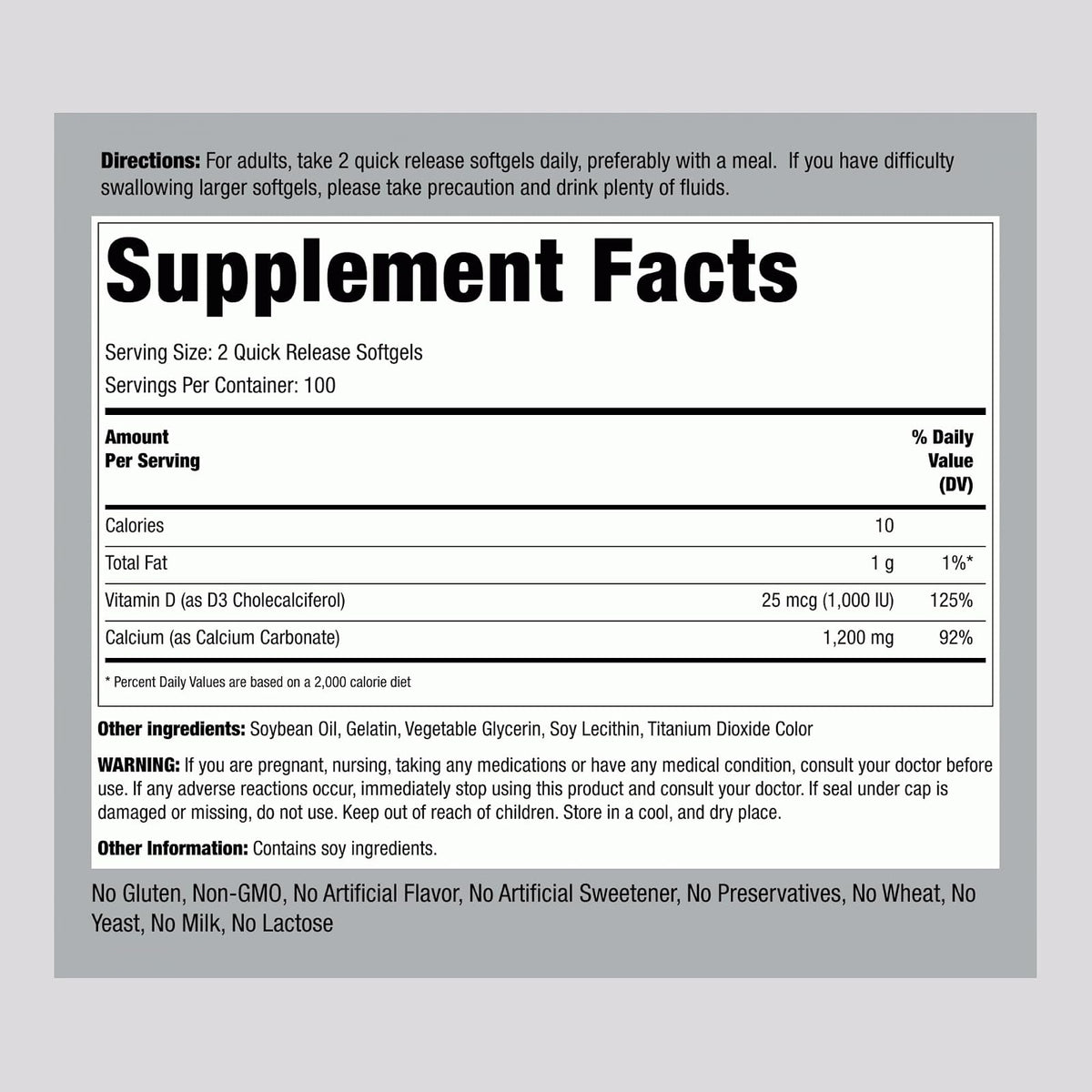 1200 mg Calcium tablets for bone health