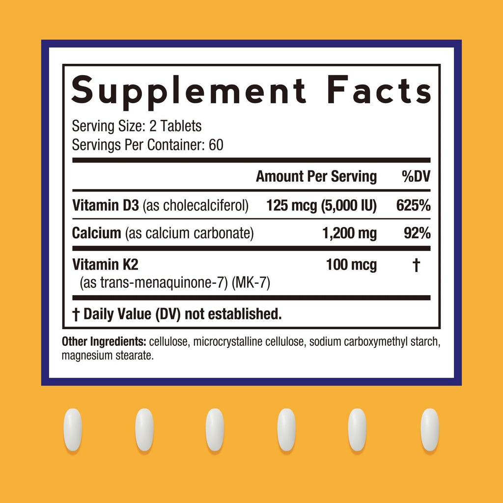 1200 mg calcium with vitamin D3