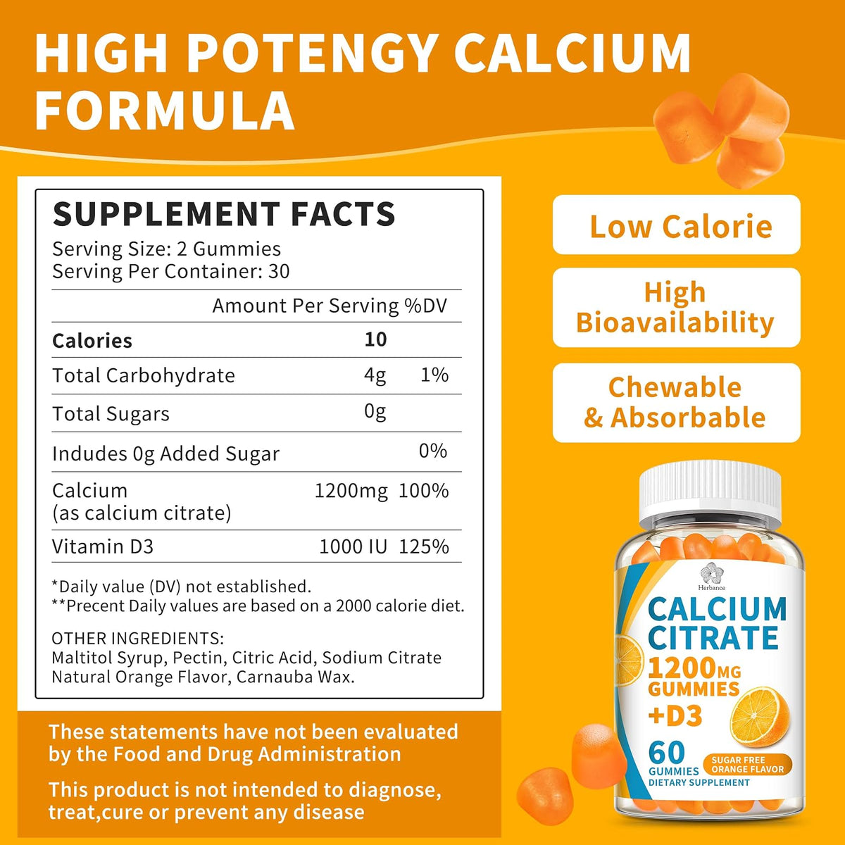 1200 mg calcium with vitamin D3