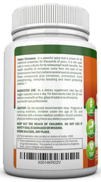 1200 mg ceylon cinnamon per serving