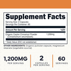 1200 mg Ceylon cinnamon supplement