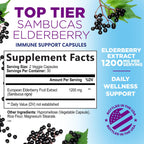 1200 mg elderberry supplement for wellness