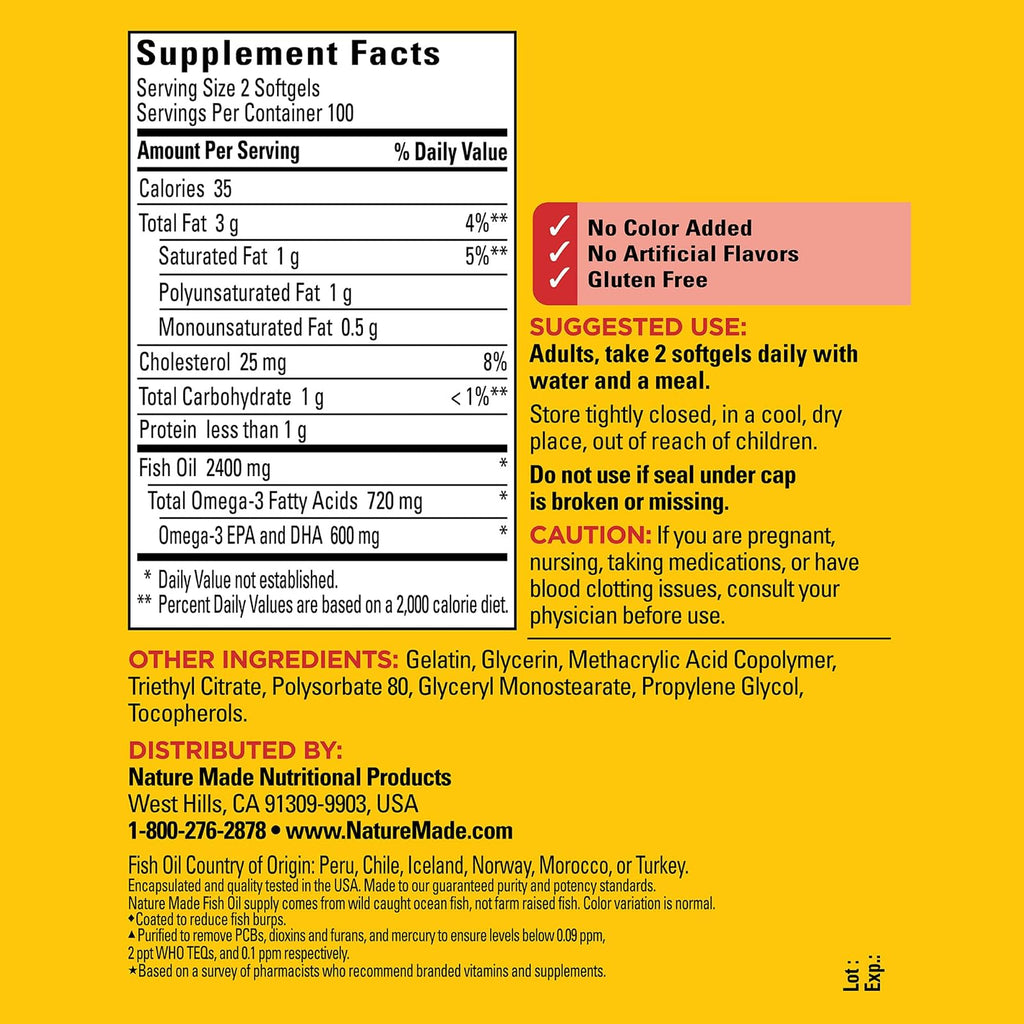 1200 mg fish oil omega 3
