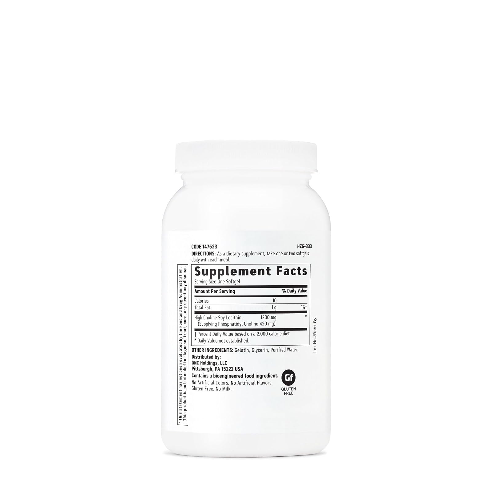 1200 mg lecithin for better digestion
