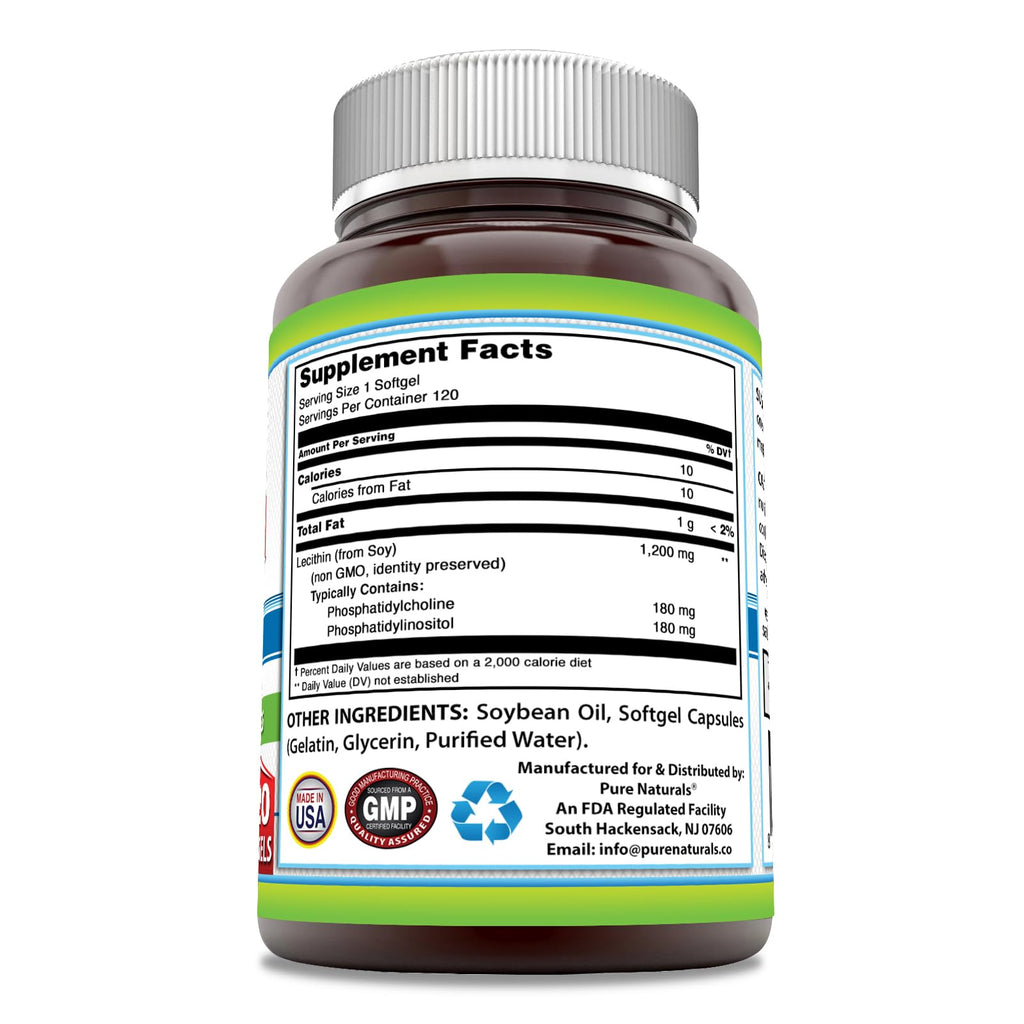 1200 mg Lecithin for energy support