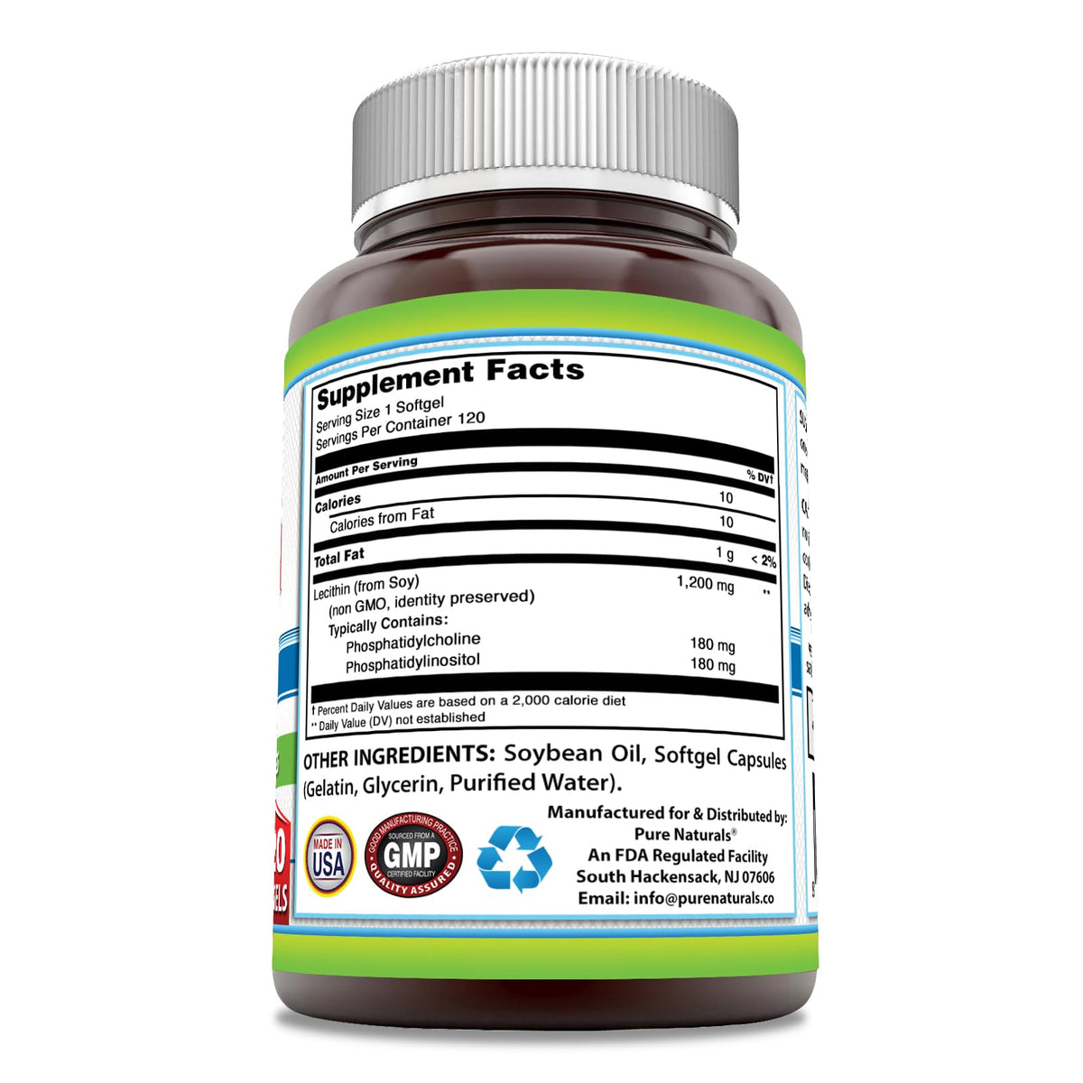 1200 mg Lecithin for energy support