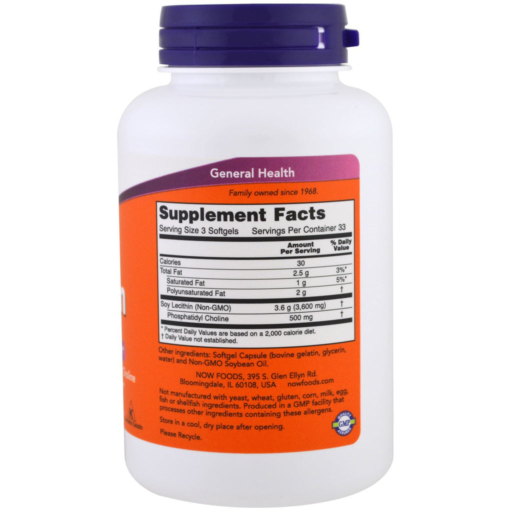 1200 mg lecithin supplement for wellness