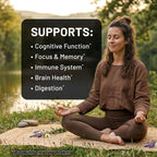 1200 mg Lion's Mane extract capsules