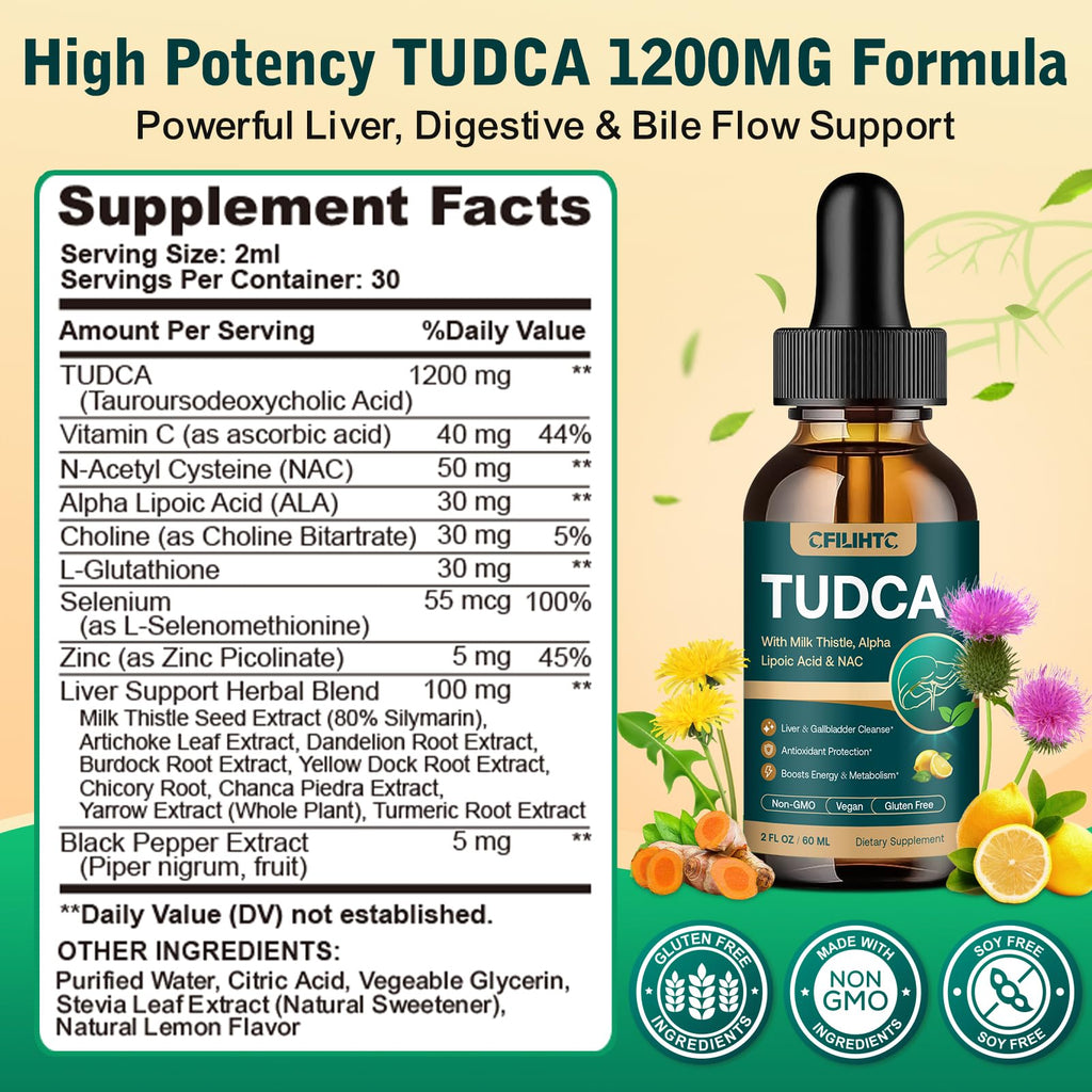 1200 mg liver support formula