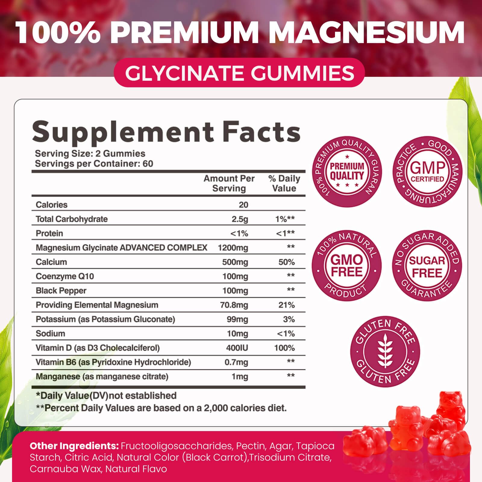 1200 mg magnesium for relaxation