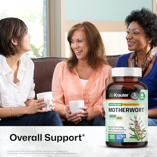 1200 mg motherwort for hormonal balance
