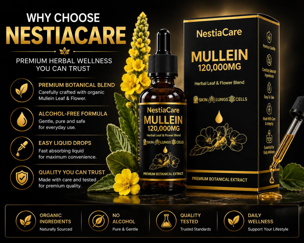 1200 mg mullein extract for immune support