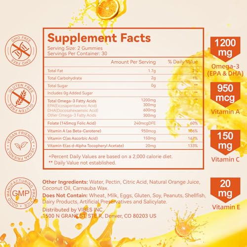 1200 mg omega 3 supplement