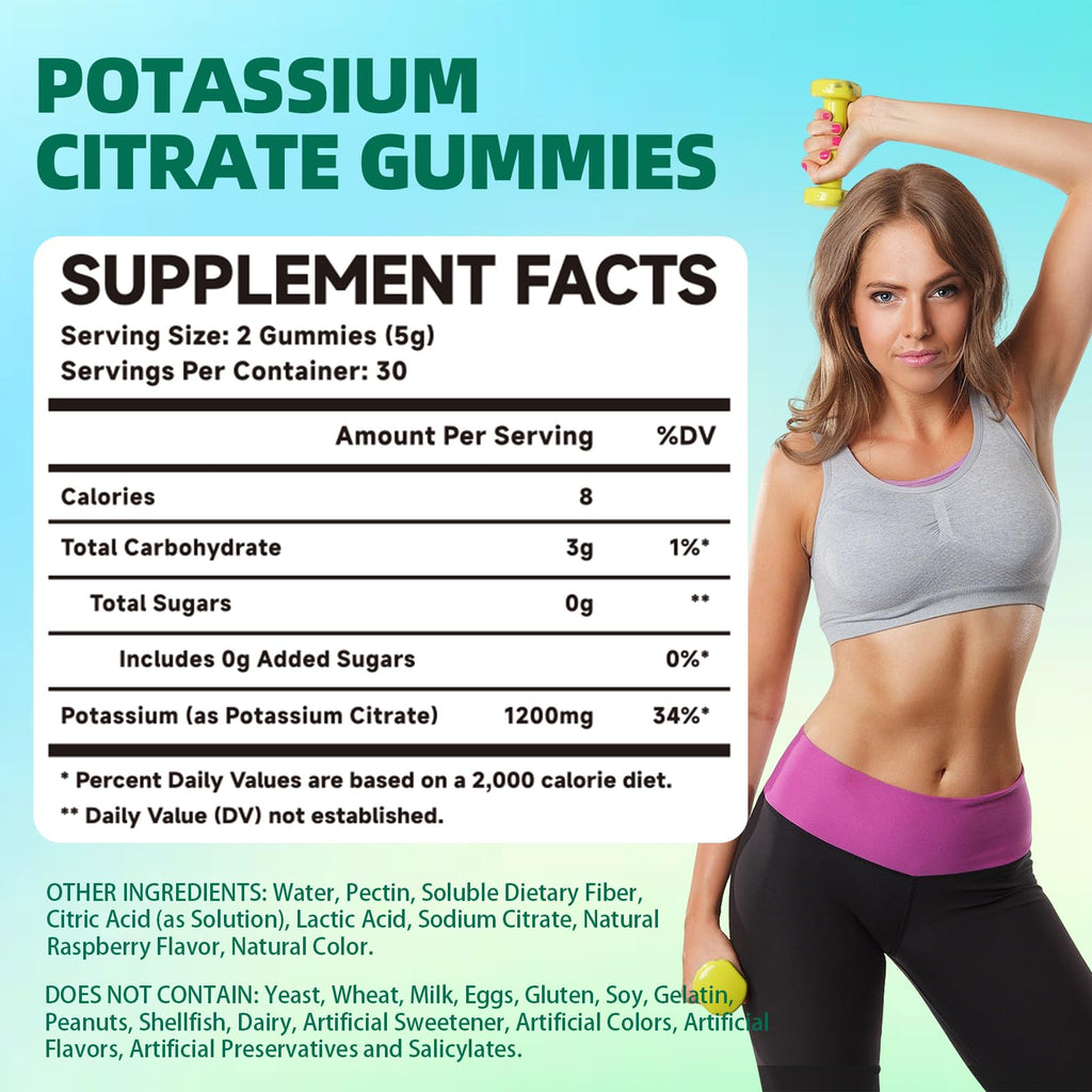 1200 mg potassium citrate supplement