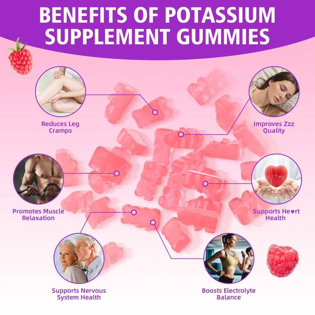 1200 mg potassium gummies for energy