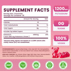 1200 mg potassium supplement gummies