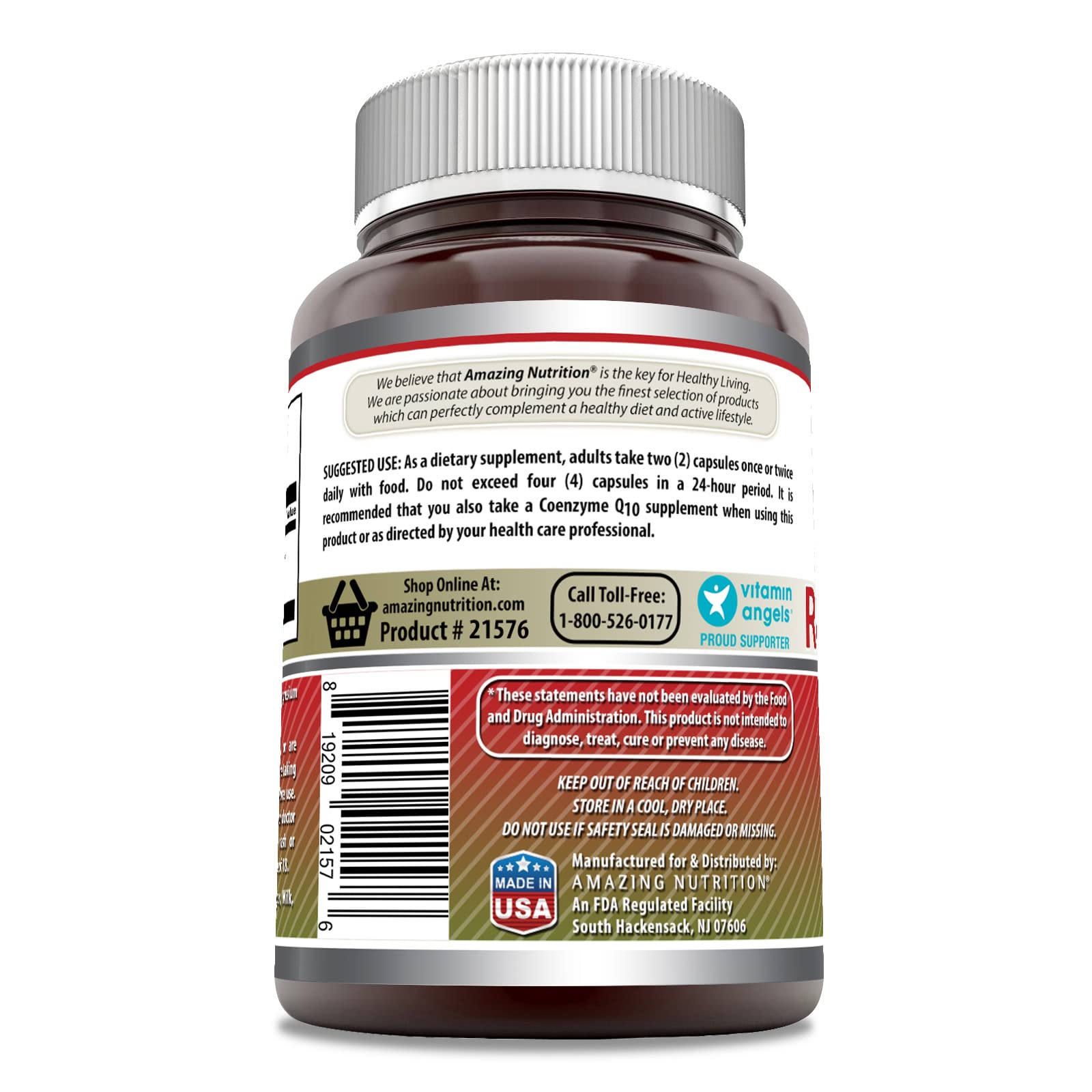 1200 mg Red Yeast Rice capsules