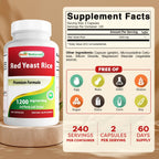 1200 mg Red Yeast Rice supplement