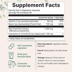 1200 mg red yeast rice supplement