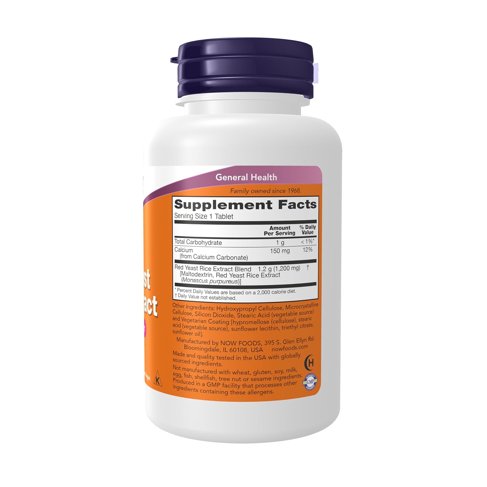 1200 mg red yeast rice tablets