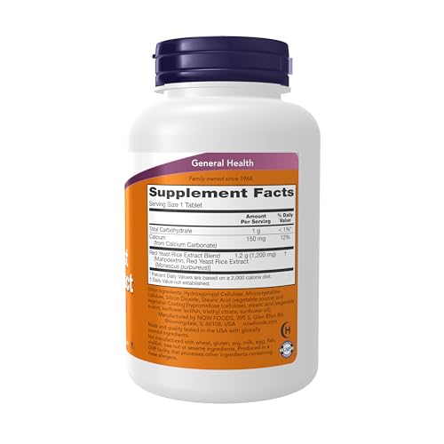 1200 mg red yeast rice tablets