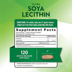 1200 mg soy lecithin supplement