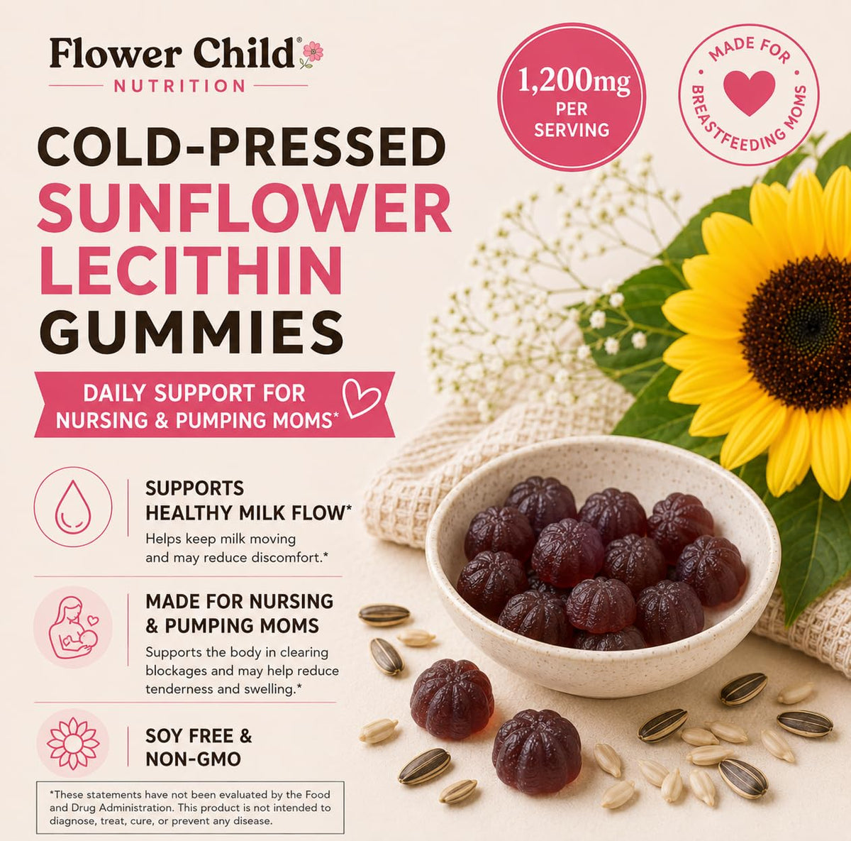 1200 mg sunflower lecithin benefits