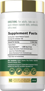 1200 mg Triphala for digestive health
