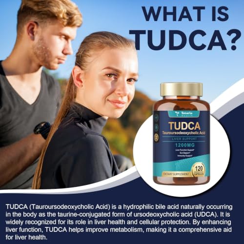 1200 mg TUDCA capsules for detox support