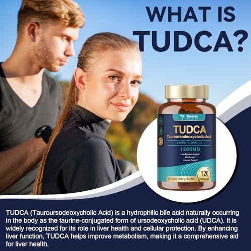 1200 mg TUDCA capsules for detox support
