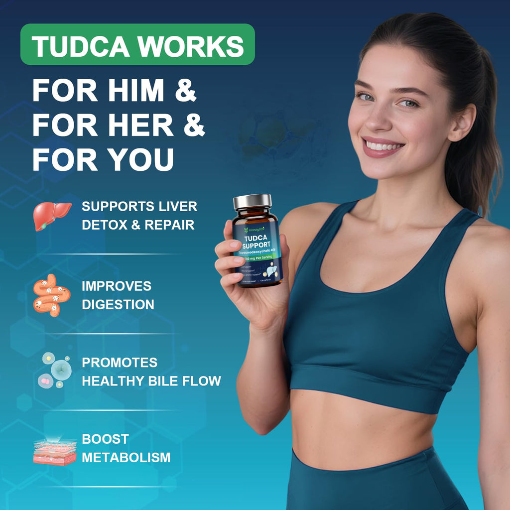 1200 mg TUDCA for detoxification