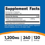 1200 mg turkey tail health benefits