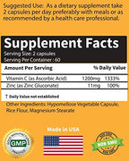 1200 mg vitamin c supplement