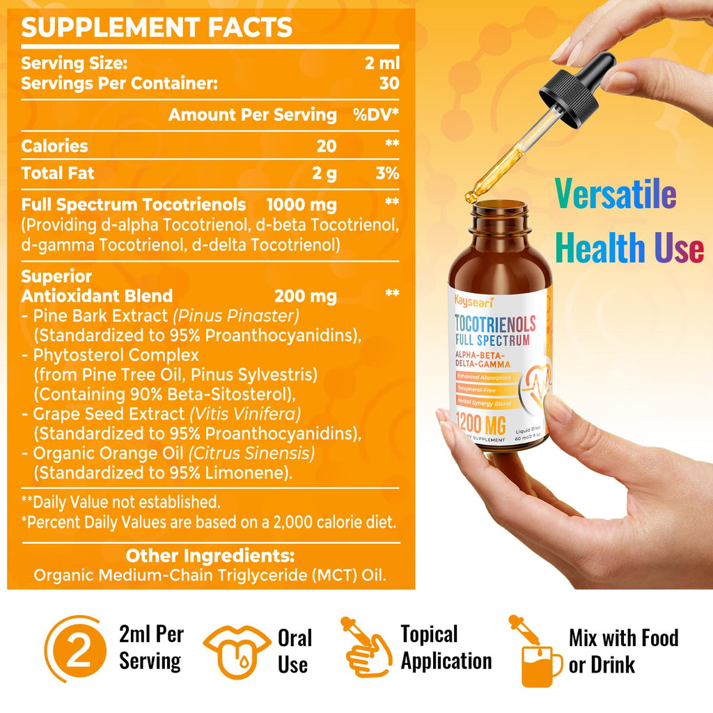 1200 mg Vitamin E complex dosage