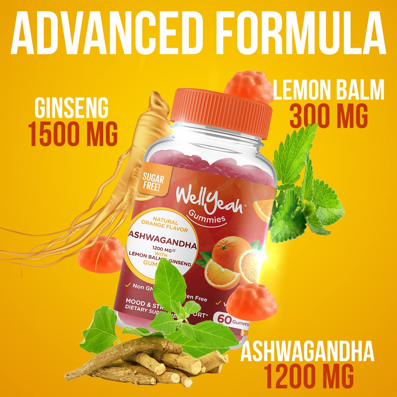 1200mg ashwagandha gummies for wellness