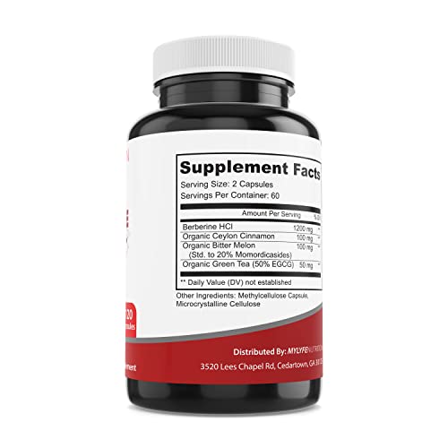 1200MG berberine for balanced wellness