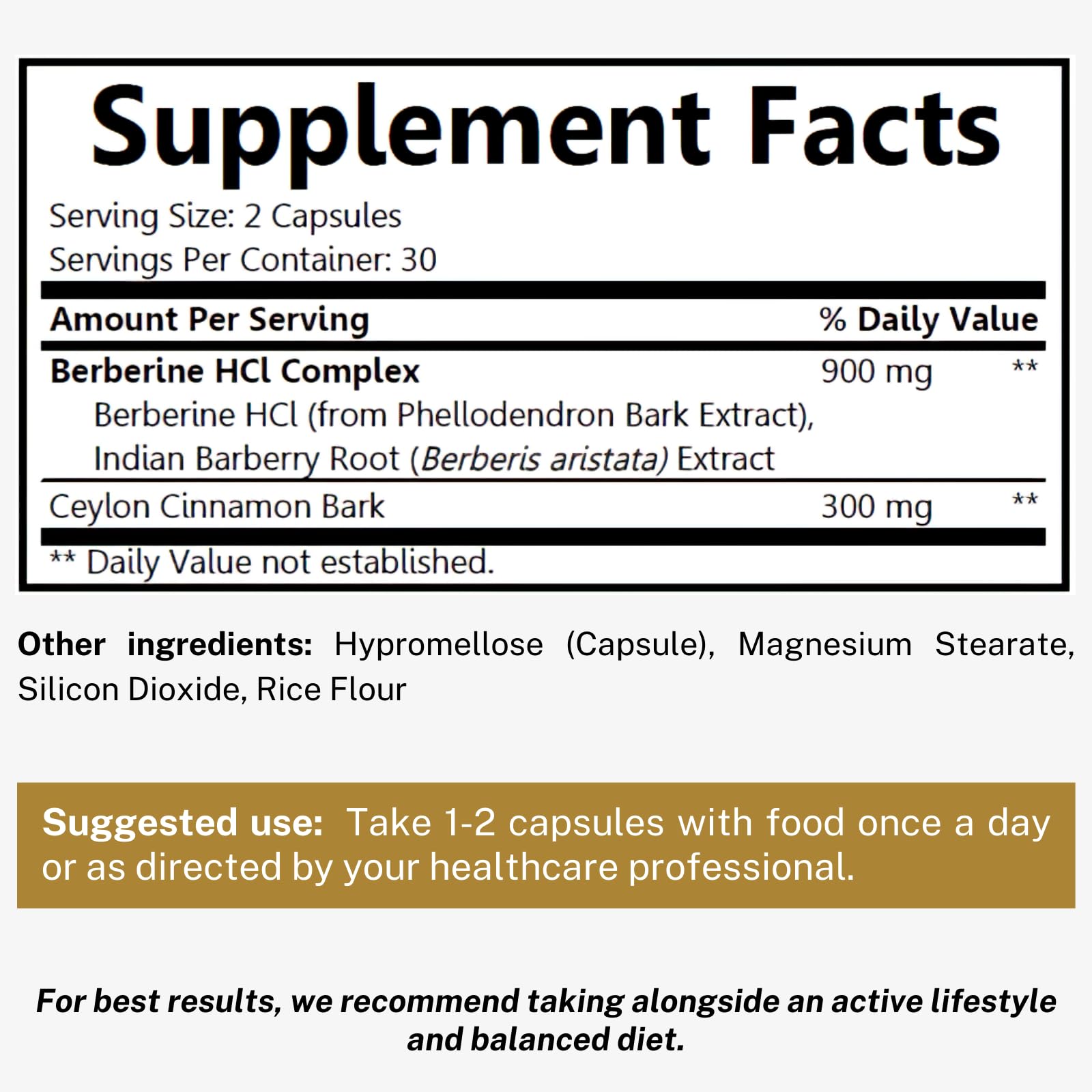 1200mg berberine for cardiovascular wellness