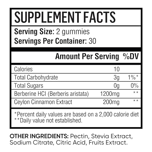 1200mg berberine for wellness