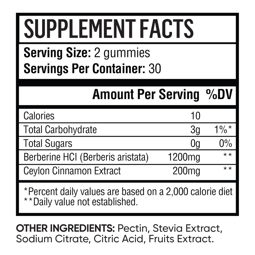 1200mg berberine gummies for vitality