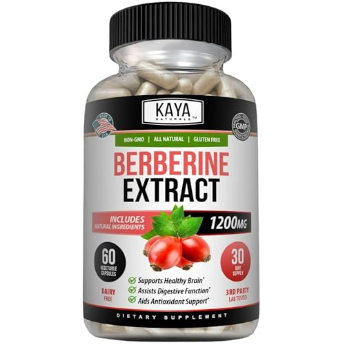 1200mg Berberine HCL extract benefits