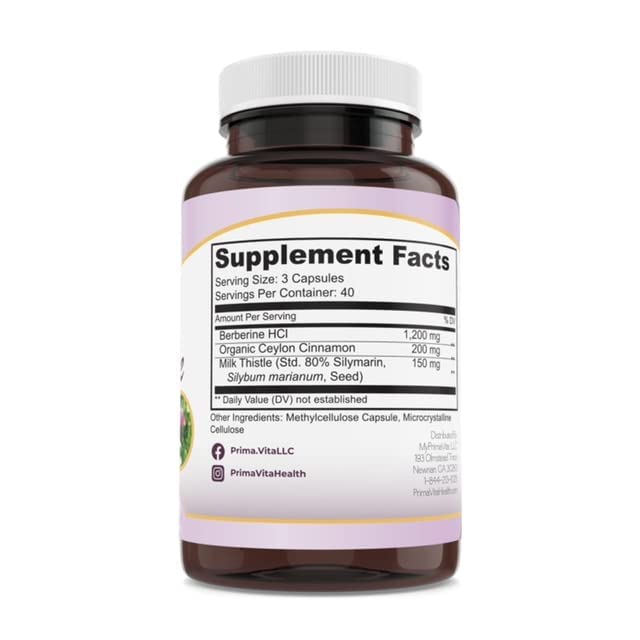 1200mg Berberine metabolic booster