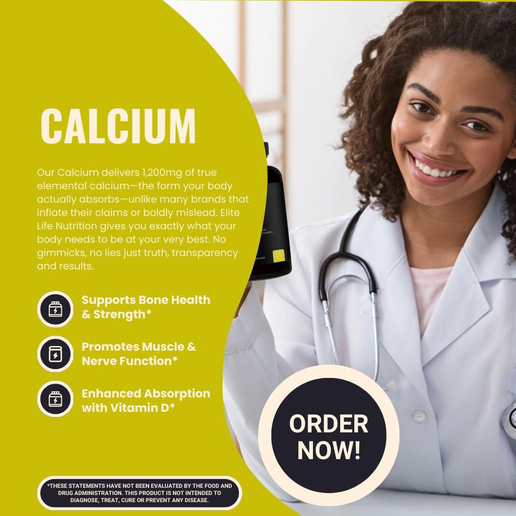 1200mg calcium for men health