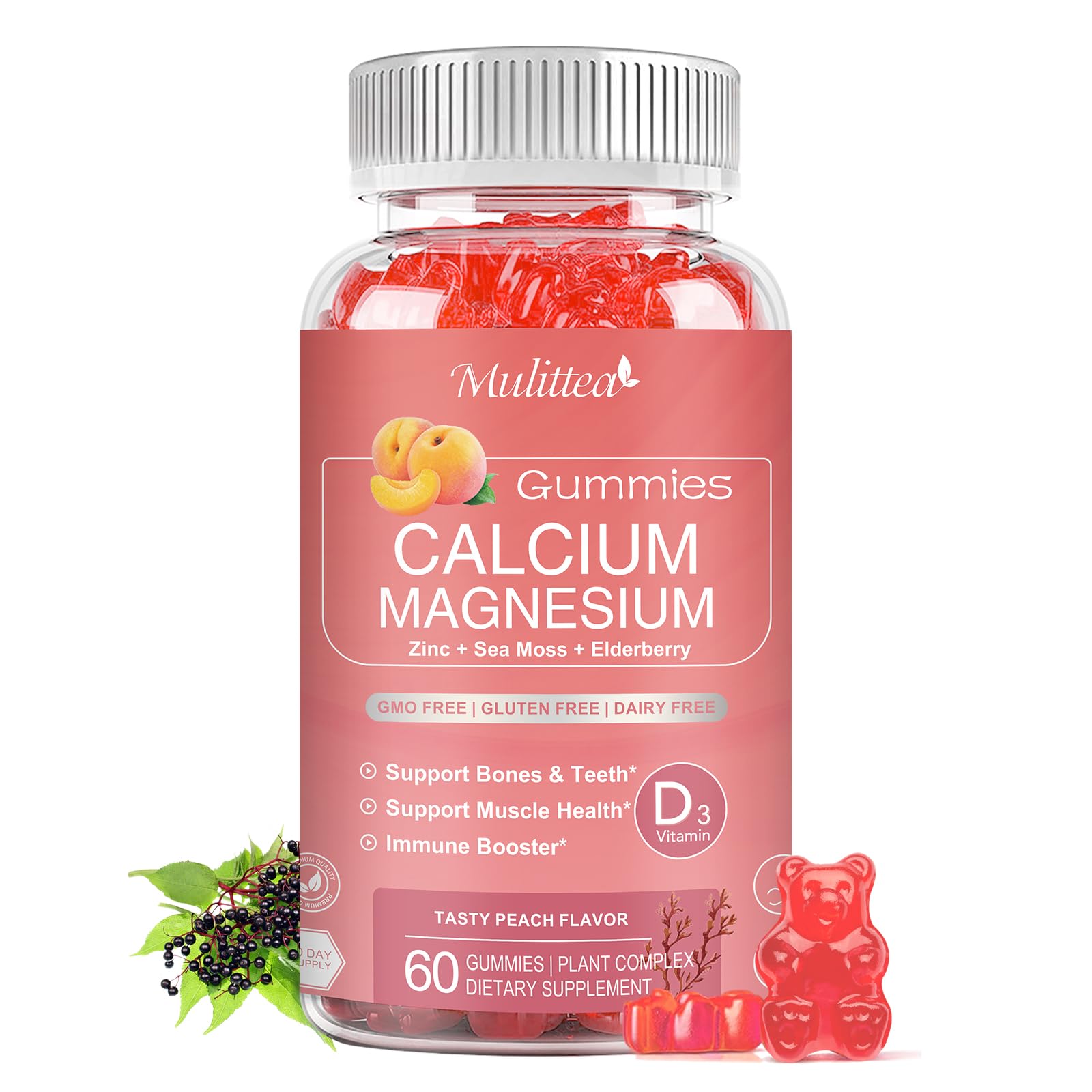1200mg calcium gummies for strong bones