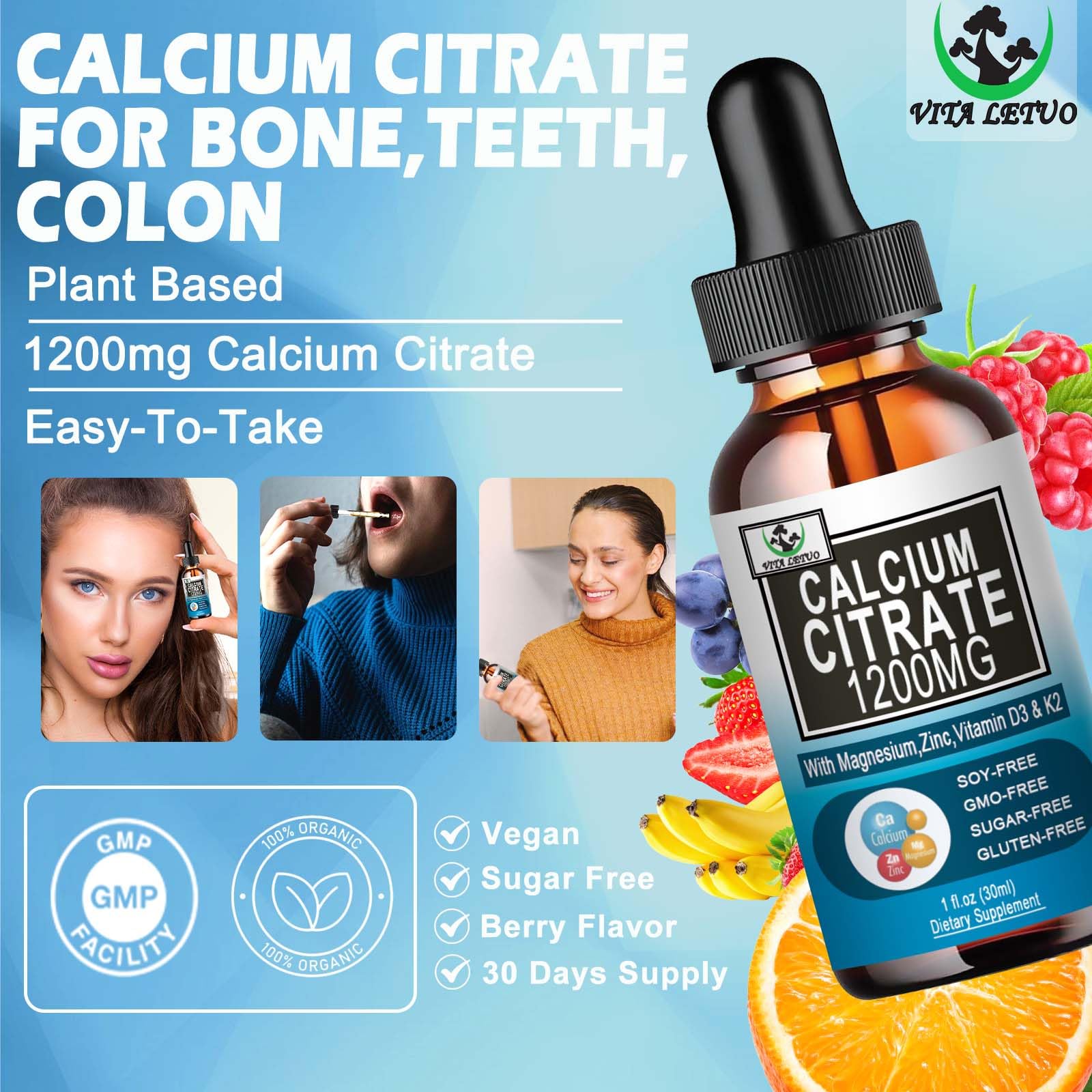 1200mg calcium supplement for teeth health