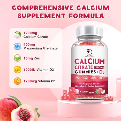 1200mg calcium with vitamin D3 benefits