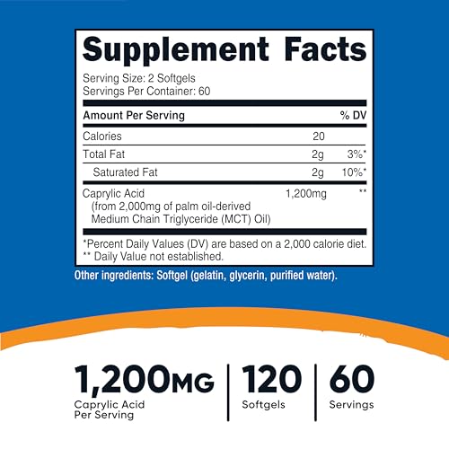 1200mg caprylic acid per serving