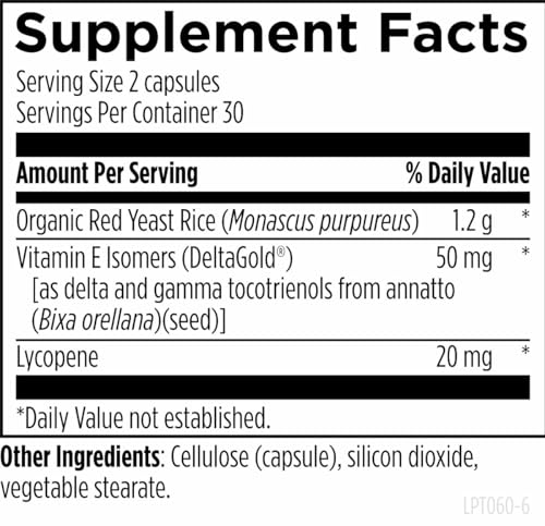 1200mg red yeast rice supplement