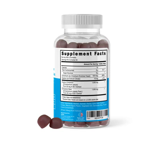 120ct ceylon cinnamon gummy benefits