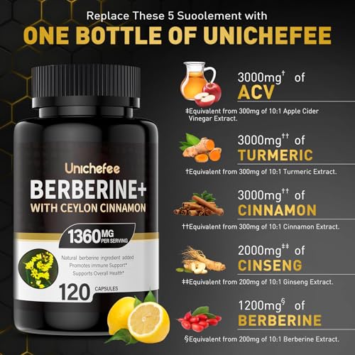 120mg berberine for health benefits
