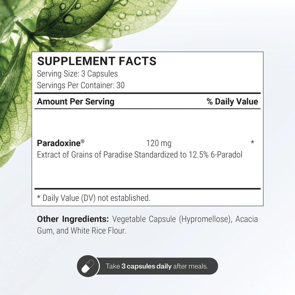 120mg Paradoxine for metabolism support